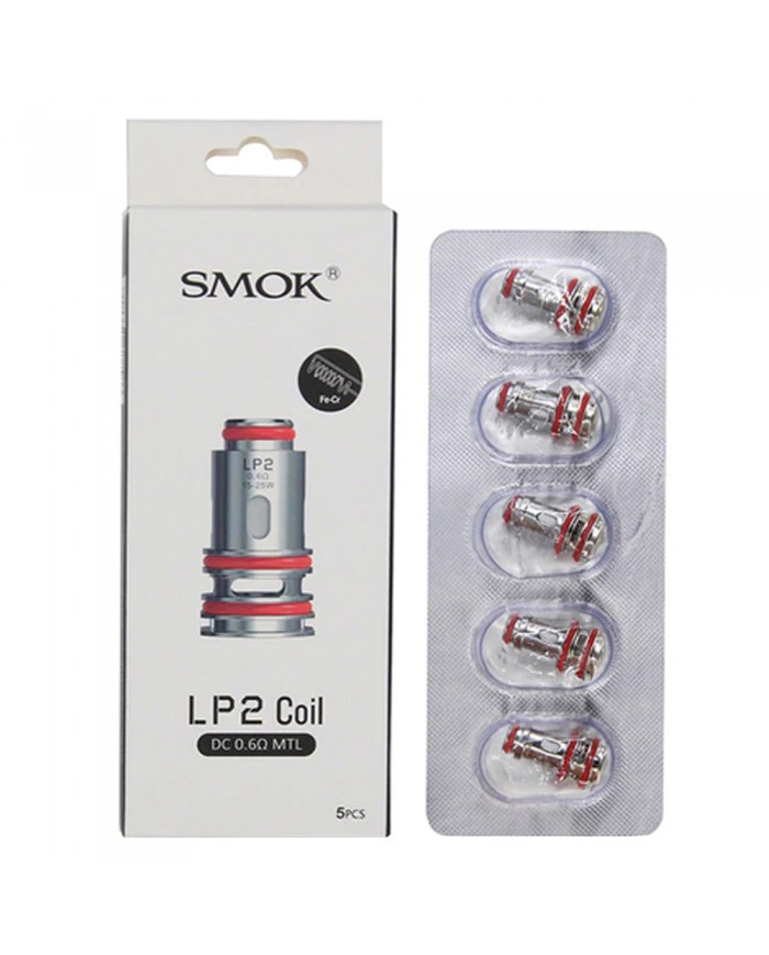 Smok - LP2 Coil (PACK 5) Opción LP2 DC MTL Coil - 0.6 ohm (PACK 5)